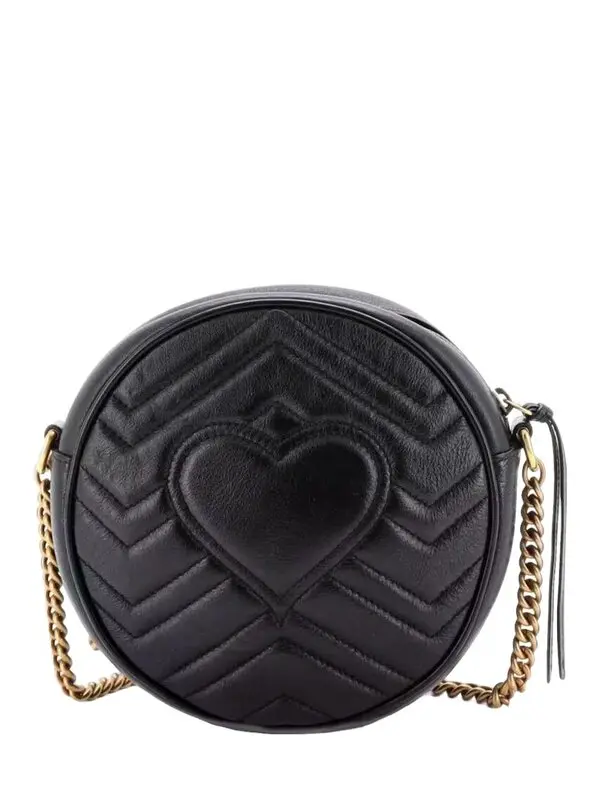 Gucci Gg Marmont Mini Shoulder Bag - Black