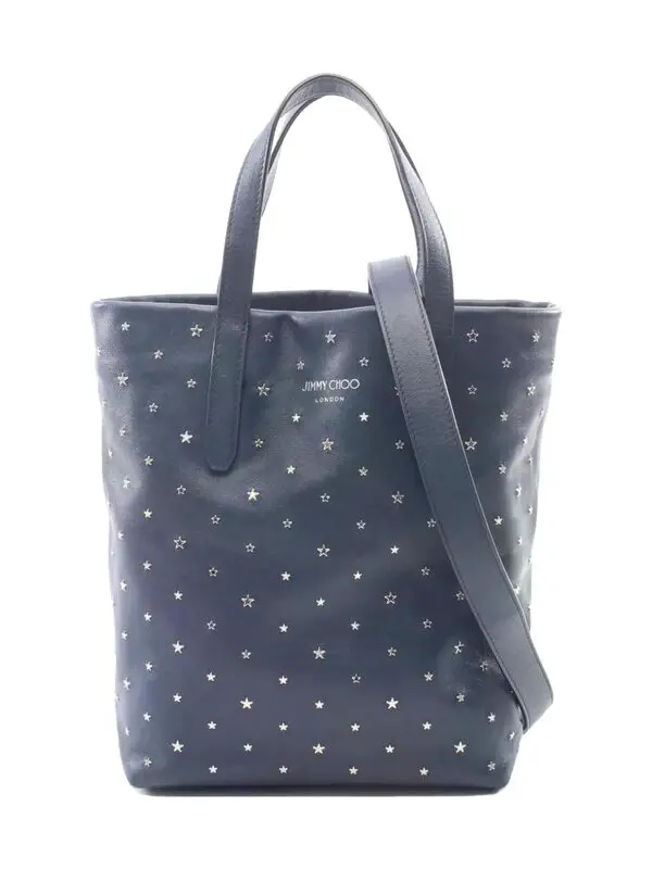 JIMMY CHOO Sofia Star Studded Tote Bag - Blue