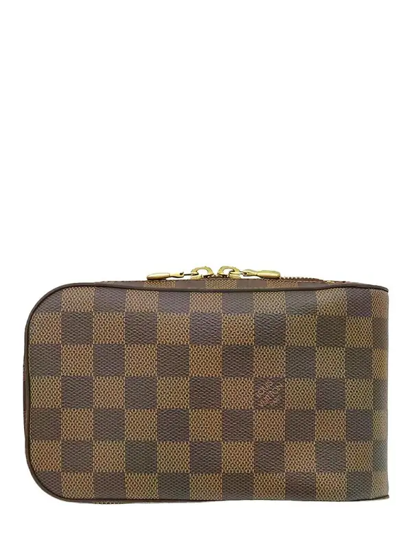 LOUIS VUITTON Damier Ebene Geronimos Crossbody Bag - Brown