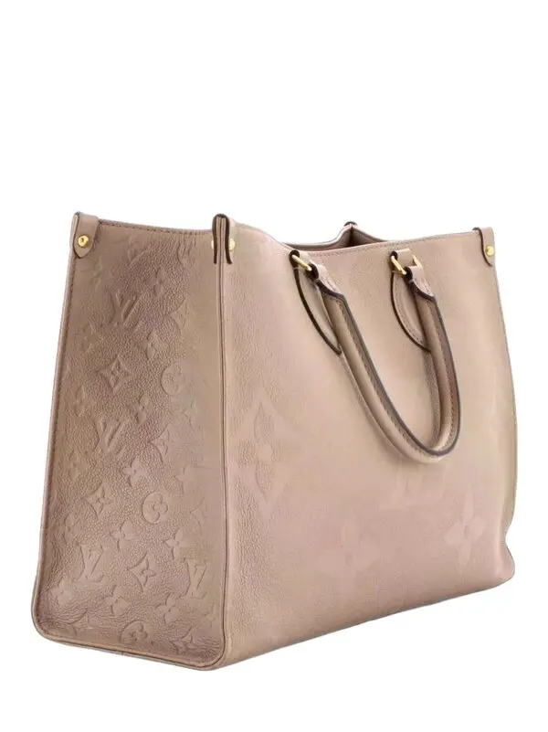 LOUIS VUITTON Onthego Monogram Empreinte Giant Mm Tote Bag - Neutrals