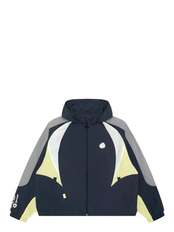 AAPE BY *A BATHING APE Logo-patch Track Jacket - Blue