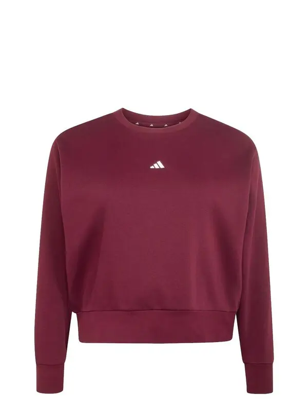 Adidas Essentials Small Logo Sweatshirt - Maroon