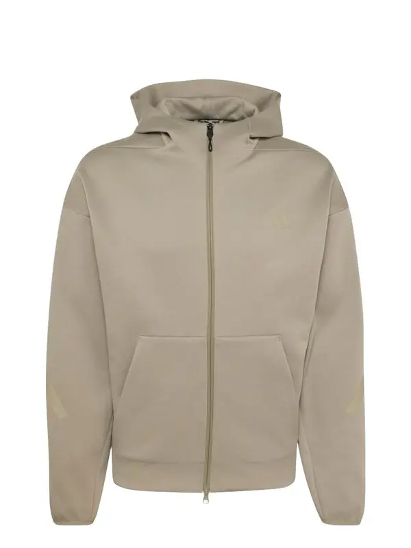 Adidas Z.n.e. Full Zip Track Top - Silver Pebble