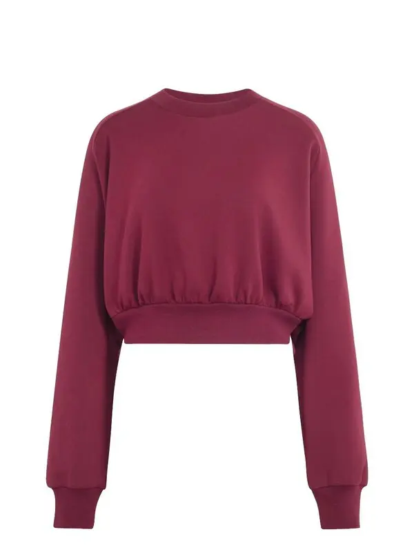 Adidas Soft Lux Sweatshirt - Wine Red
