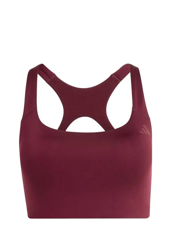 Adidas Optime Workout Medium Support Bra - Maroon