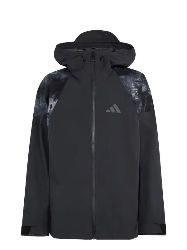 Adidas Xperior Hybrid Primeknit Spray Dye Climaproof+ Jacket - Black