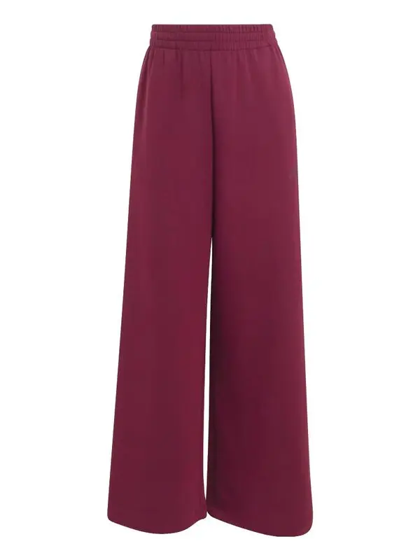 Adidas Soft Lux Straight Leg Pants - Maroon