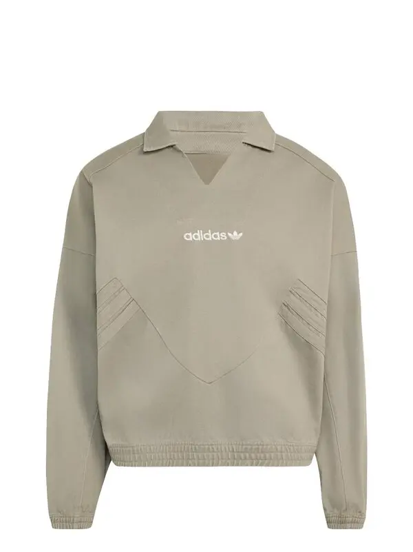 Adidas Munich 93 Drill Top - Silver Pebble