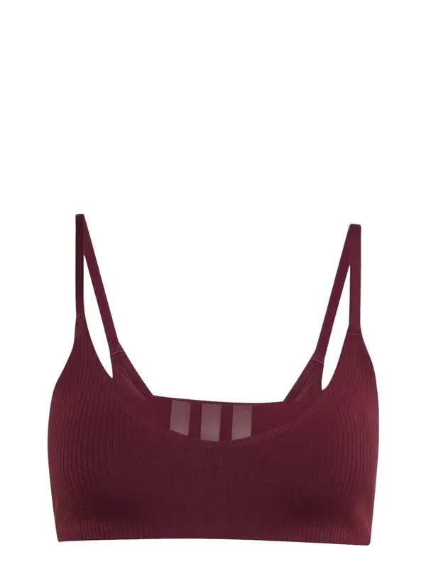 Adidas All Me Light Support Rib Bra - Maroon