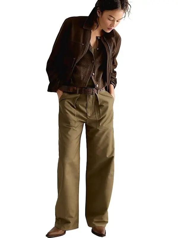 AGOLDE Low Curve Utility Pants - Uniform