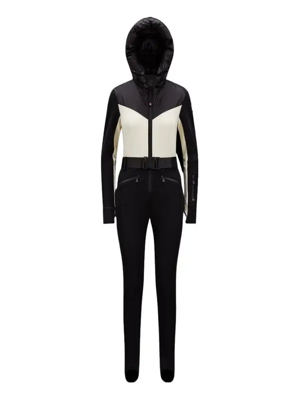 Moncler Ski Suit With Down Collar - No