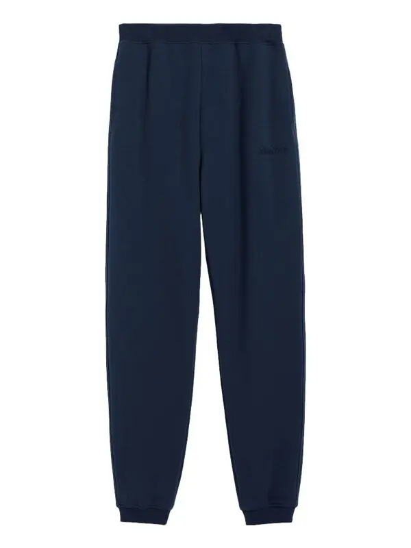 Max Mara Embroidered Logo Sweatpants - Blue