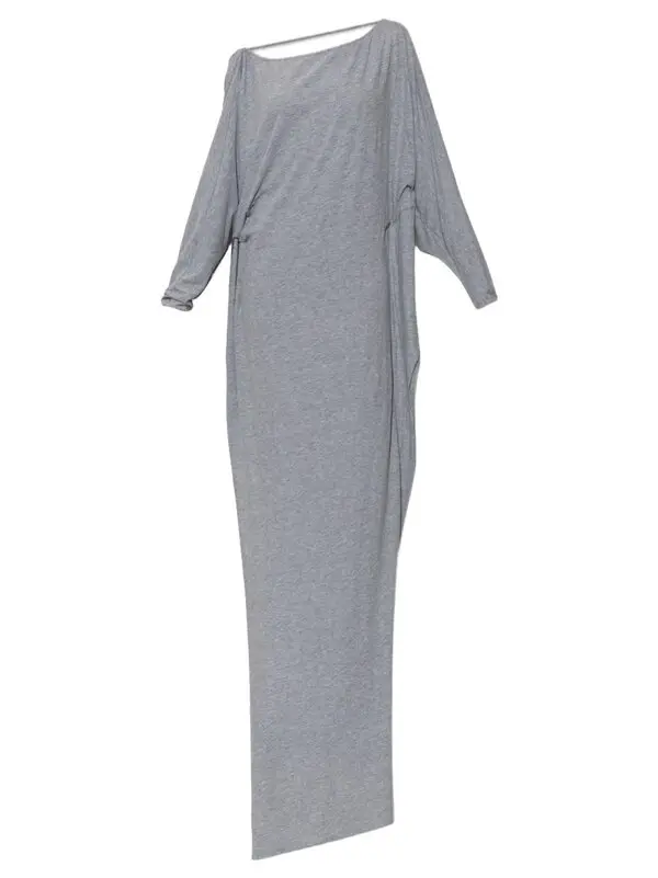 Dsquared2 Open-back Maxi Dress With Cutout Detail - Grey