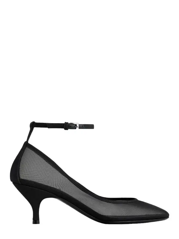 Alaïa Strappy Mesh Pumps - Black