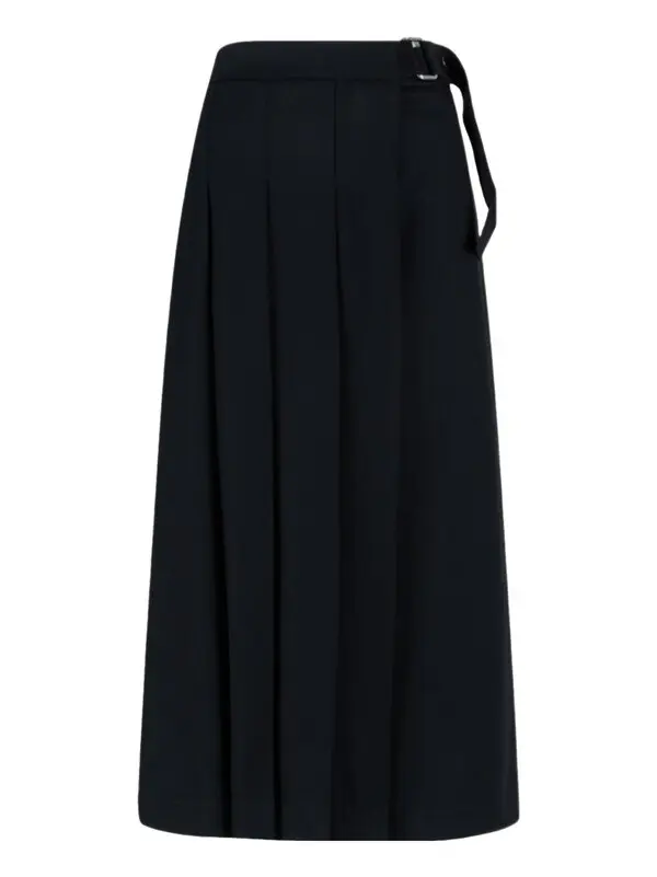 P.a.r.o.s.h Pleated A-line Skirt - No