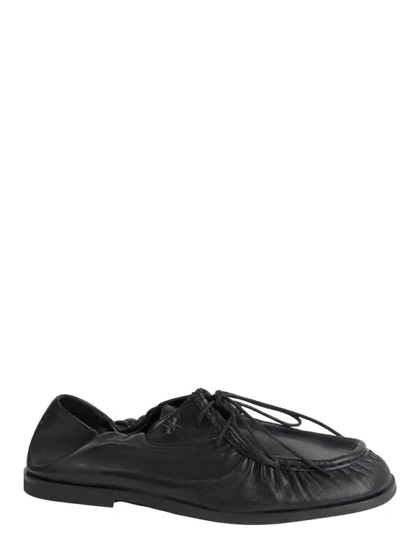Kenzo Citygram Leather Derbies - Black