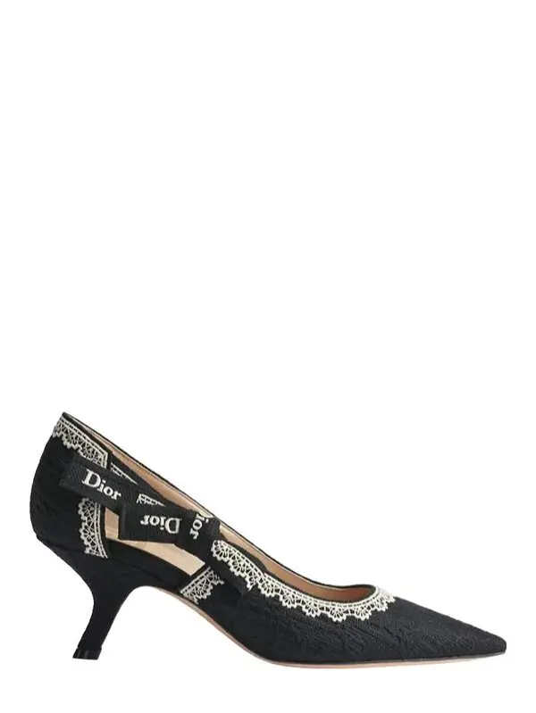 Dior J'adior Embroidered Lace Pumps - No