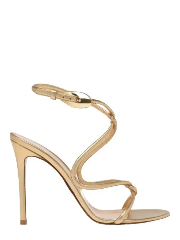 GIANVITO ROSSI Stiletto Sandals - Gold