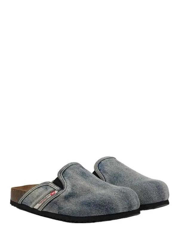 DIESEL® D-woodstock Denim Mules - Blue