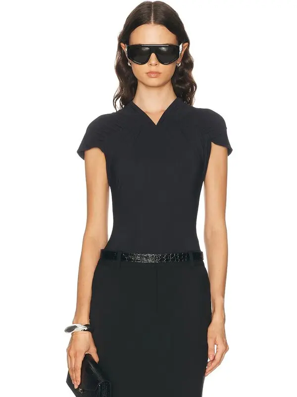 AGOLDE Olympia Bodysuit - Black