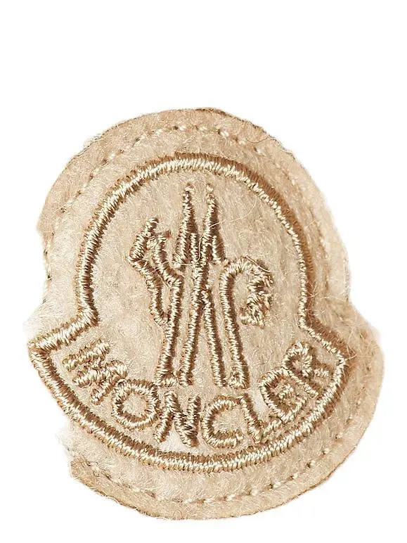 Moncler Striped Teddy Zip-up Cardigan - Light Beige