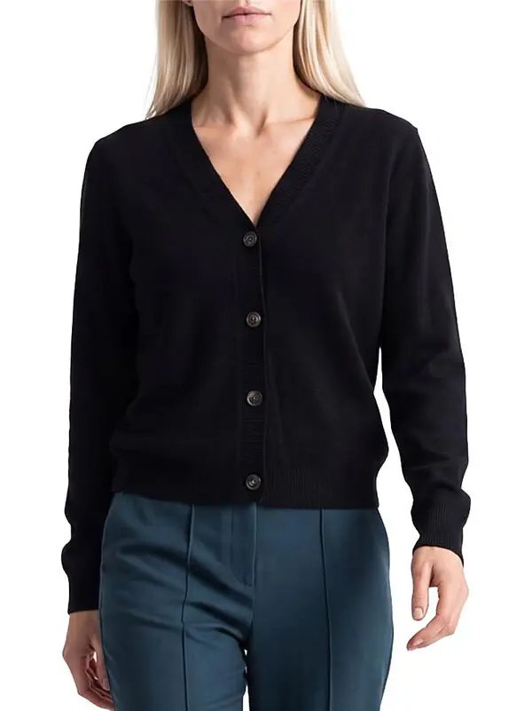 CARTOLINA Elissa Cashmere Cardigan - Noir