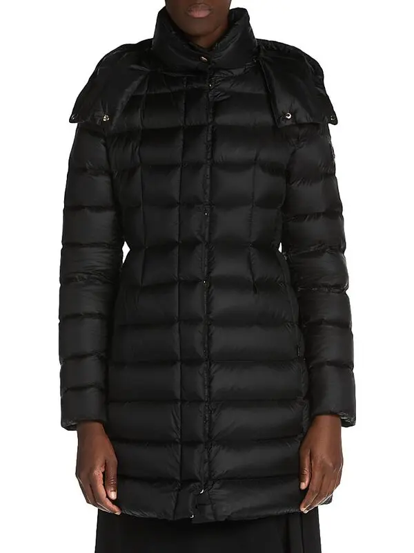 Moncler Long Down Puffer Coat - Black