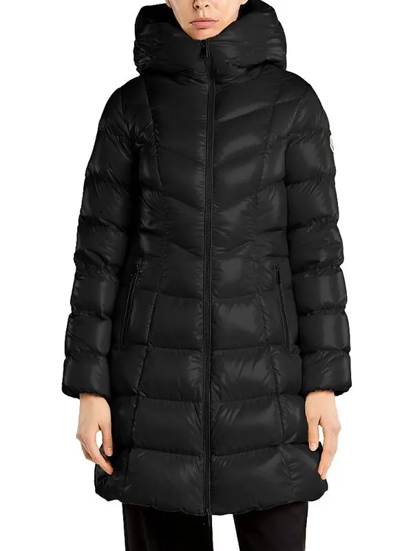 Moncler Marusse Hooded Down Jacket - Black