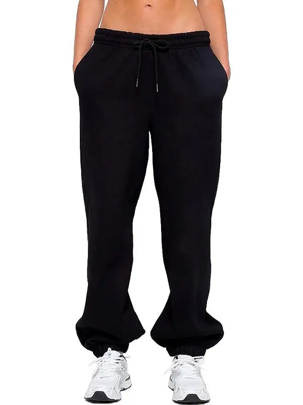 EDIKTED Raely Oversized Sweatpants - Black