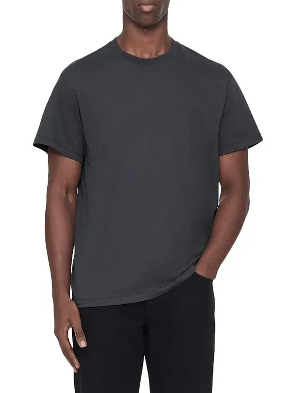 ALLSAINTS Hale Cotton Crewneck T-shirt - Navy Blue