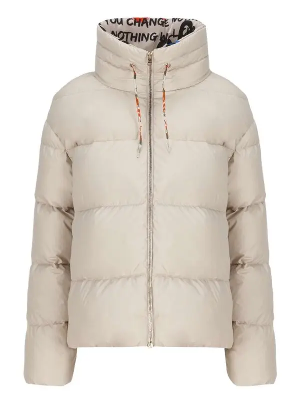 Herno Oversize Padded Bomber Jacket - Nude
