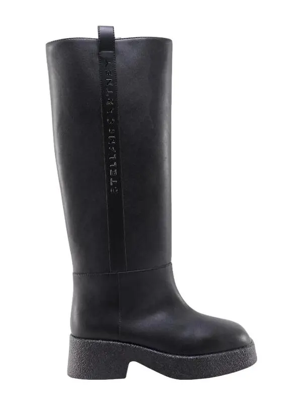 Stella McCartney Skyla Knee-high Boots With Chunky Sole - Black