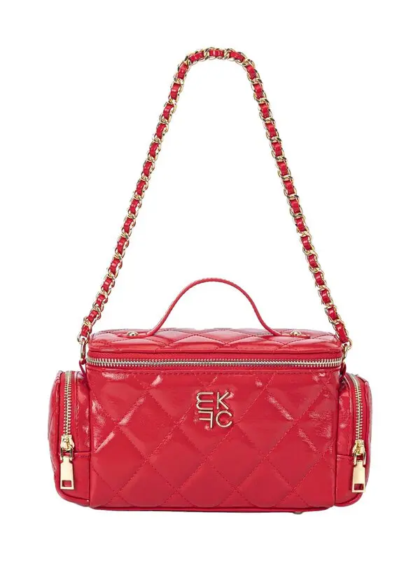 MKF COLLECTION BY MIA K. Fortuna Quilted Crossbody Bag - Red