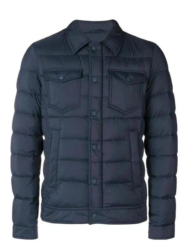 Herno Padded Button-up Jacket - Black