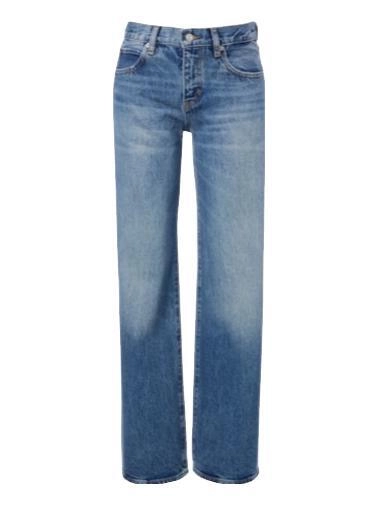 FRAME Saturday Straight Jeans In Faded Wash - Blue