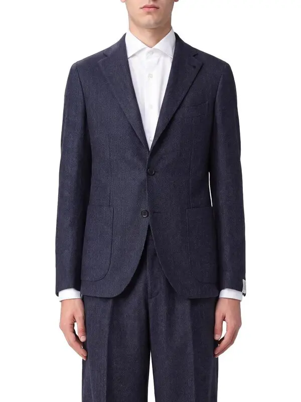Tagliatore Single-breasted Blazer - Blue