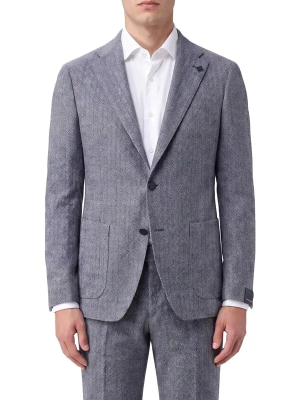 Tagliatore Single-breasted Blazer - Grey