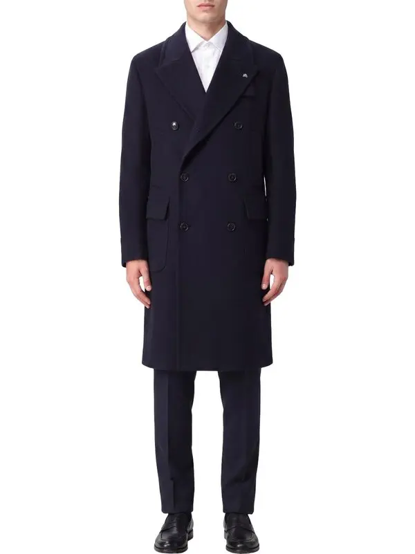 Tagliatore Double-breasted Coat - Blue