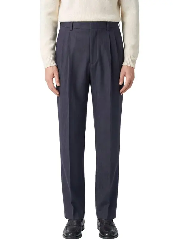 Dries Van Noten Tailored Pleated Trousers - Brown