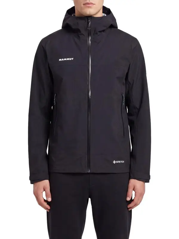 MAMMUT Zip-up Hooded Jacket - Black