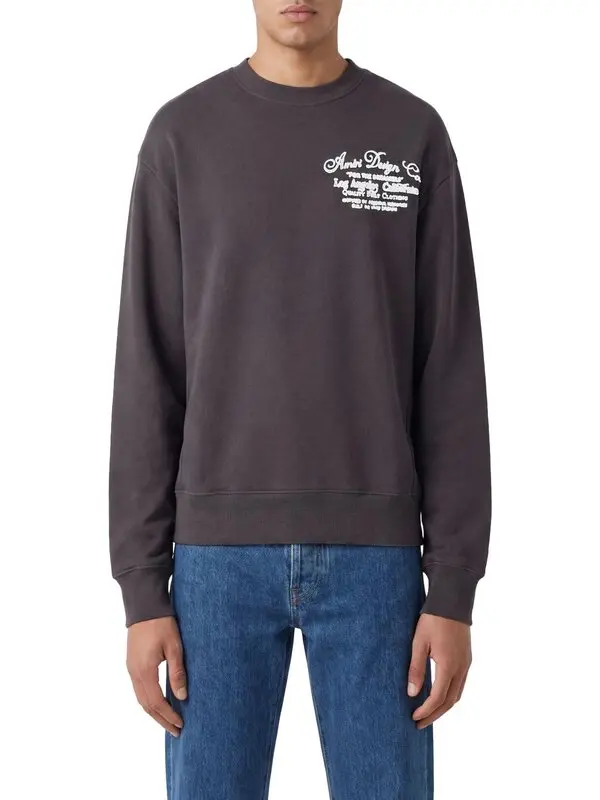 Amiri Logo Sweatshirt - Grey