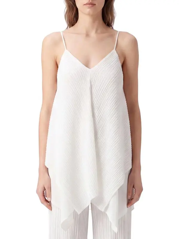 JW Anderson Pleated T-shirt - White