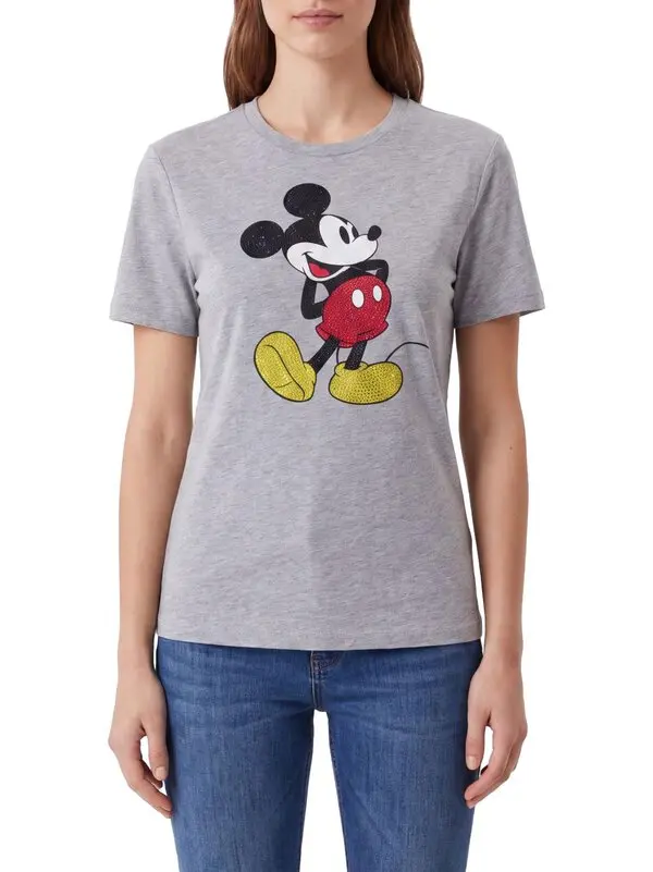 Liu Jo Disney Minnie Mouse Graphic T-shirt - Grey