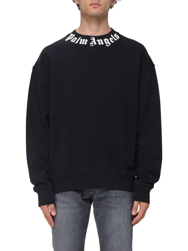 Palm Angels Crewneck Sweatshirt - Black