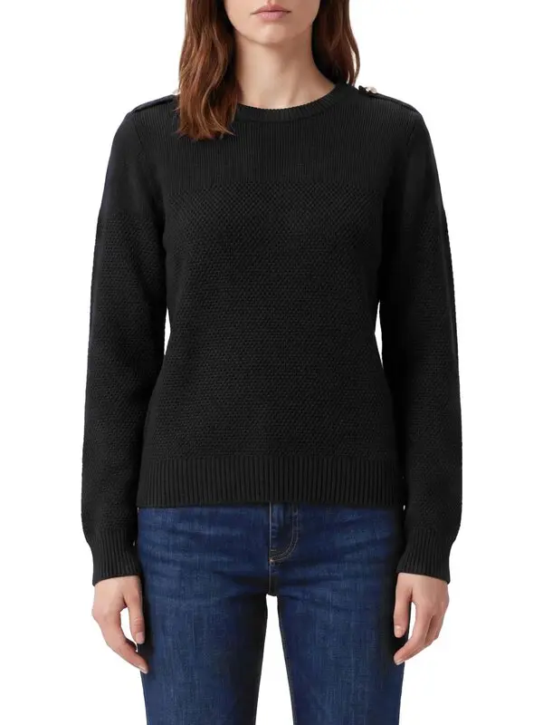 Liu Jo Crew Neck Pullover - Black