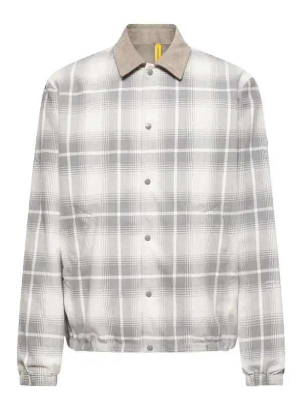 Moncler Fragment Ryūha Reversible Shirt Jacket - White/grey