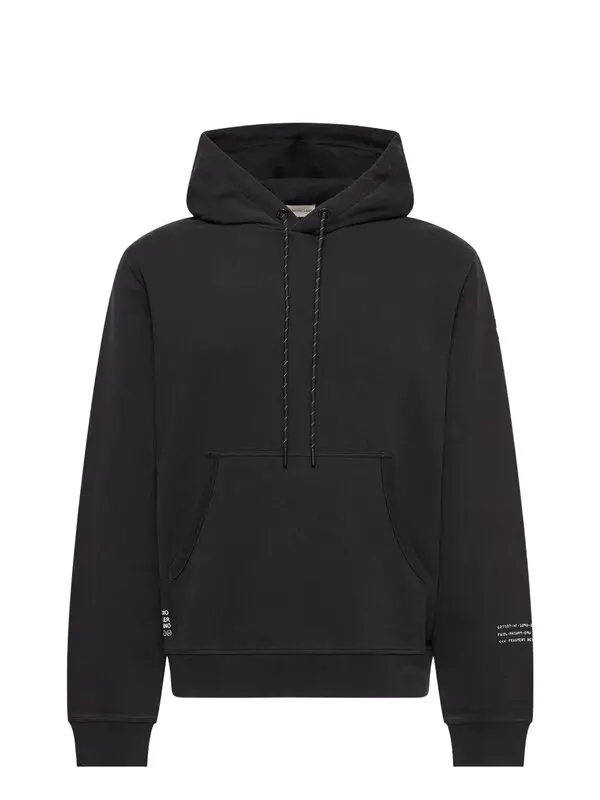 Moncler X Fragment Cotton Hoodie - Black