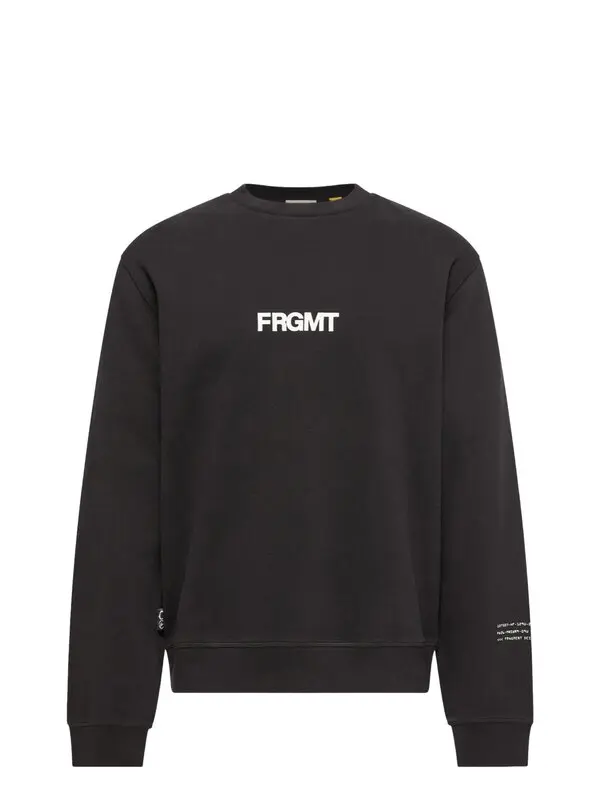Moncler X Fragment Cotton Crewneck Sweatshirt - Black
