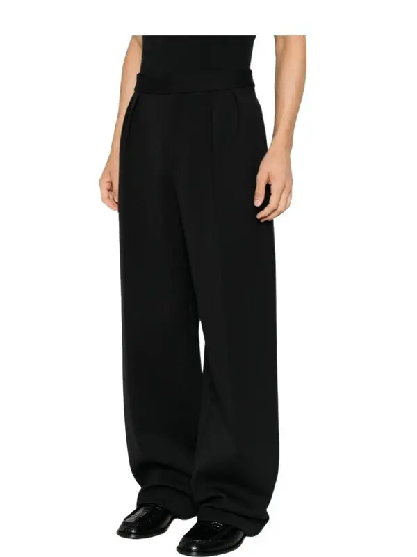 Jacquemus Pleated Wide-leg Trousers - No