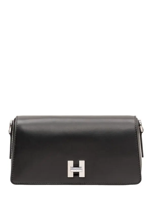 Hogan Mini Clutch Bag With Front Closure - Nero